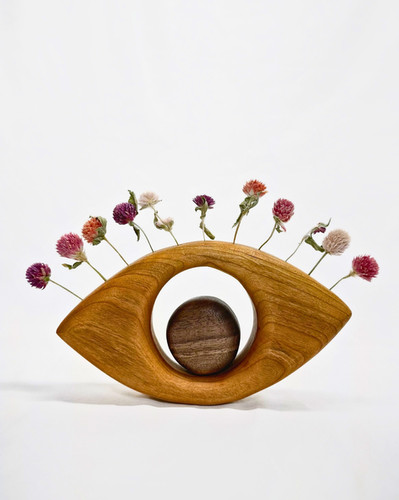 Cherry Eye Bud Vase | Odonata Woodworks
