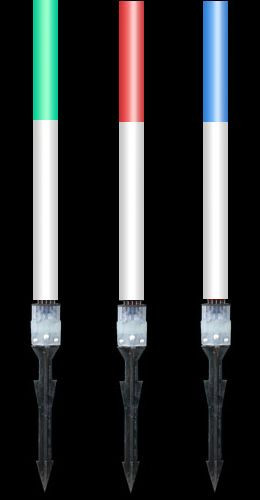 49-1002 L853 Tubular Retro-Reflective Markers Ground Mount | Led ...