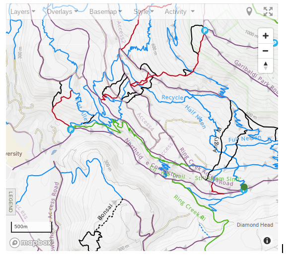 Amazing Bike Trail- Half Nelson Squamish - Squamish Watersports Ltd