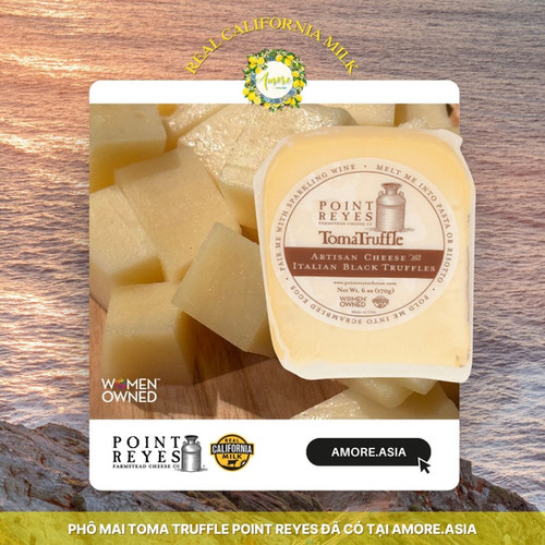 Toma Wedge - Phô Mai Thủ Công - Point Reyes (Wedge/170gr) | Amore Gourmet