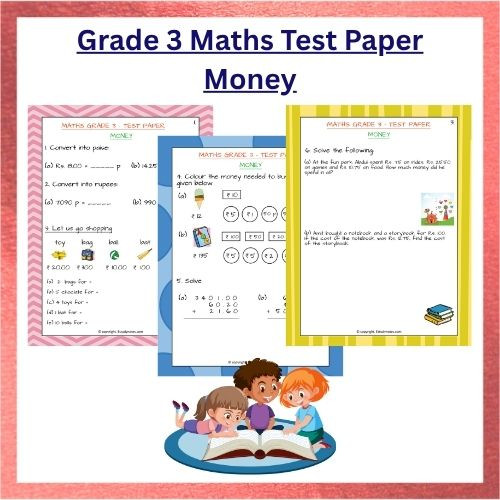 Class 3 Maths Test Paper - Money [PDF Download] | Estudynotes