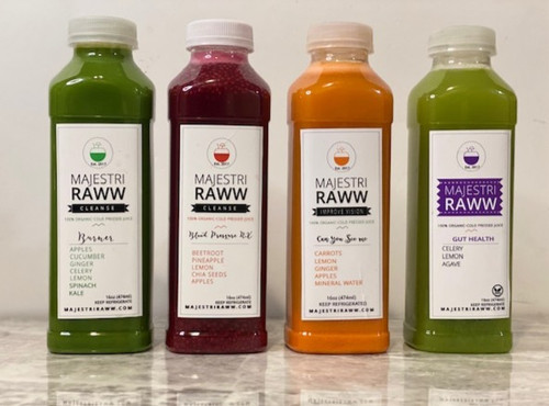 Juice Bundles (4 Flavor Variety Pack) | Majestri Raww Juice