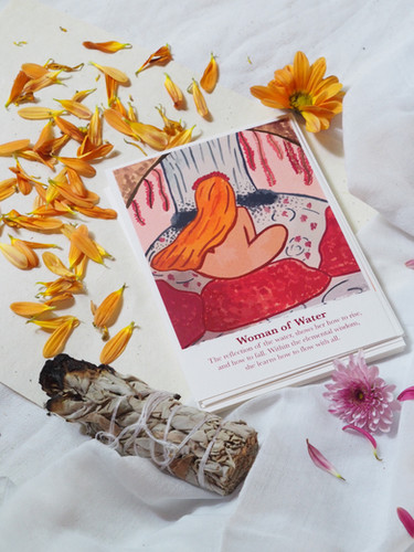 Goddess Affirmation Cards: Woman of Water | The Feminine Temple