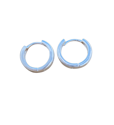 Sterling Silver small rounds hoops | CKGems