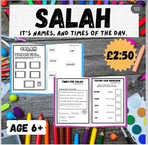 Salah - Names and Times | Islamic Studies