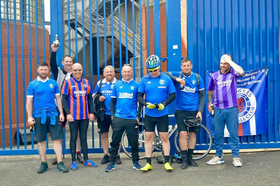 Coatbridge whifflet RSC & Gartsherrie RSC cycle run for the Restoration ...