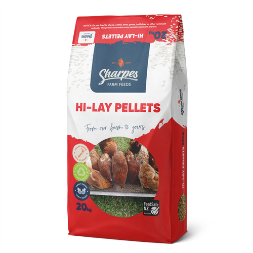 Sharpes Hi-Lay Pellets 5kg 10kg and 20kg | Lifestyle Animals