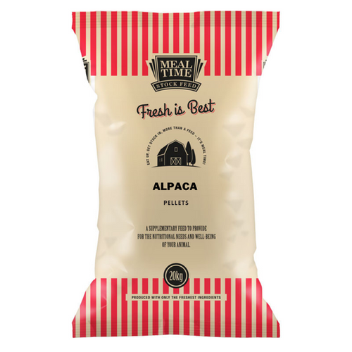 Meal Time Alpaca Pellets 20kg | Lifestyle Animals
