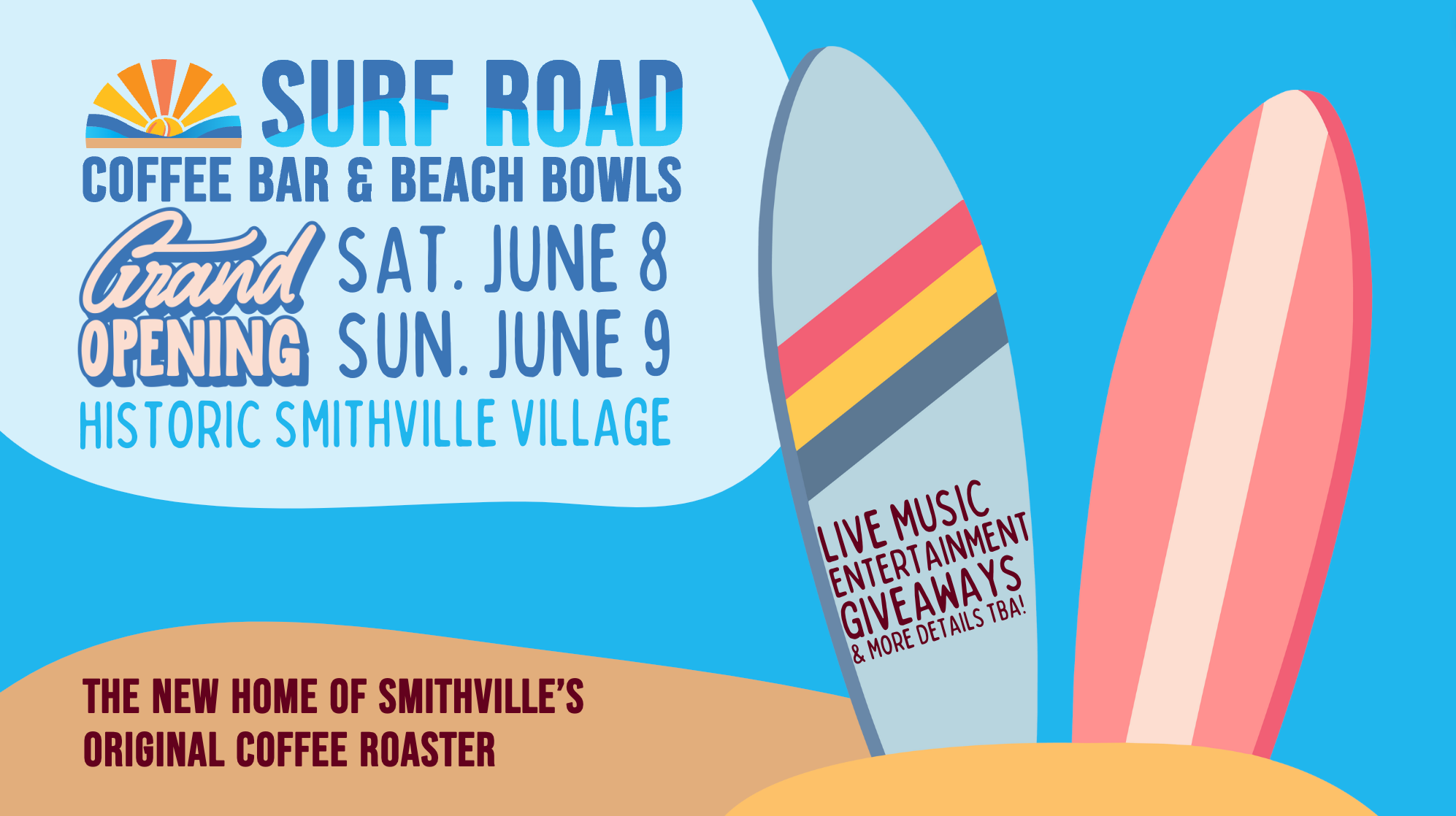 Surf Road Grand Opening Weekend | Surf Road Coffee Bar