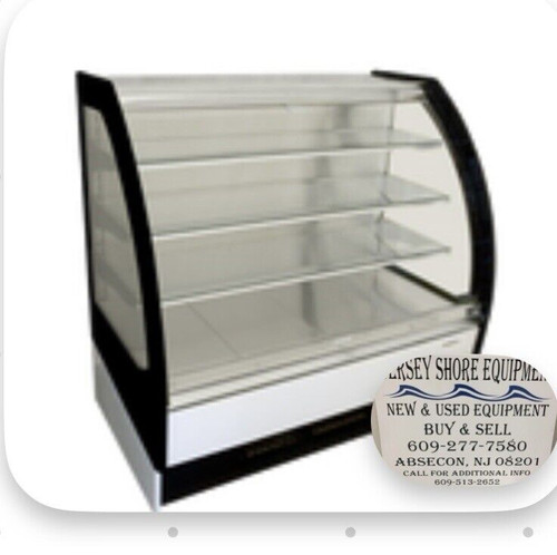 Infrico USA IDC-VBR12SS 50.69" W Straight Glass Curved Display Case ...