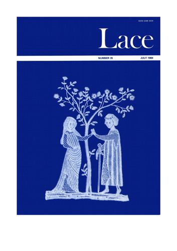 Lace issue 35 - July 1984 | TheLaceGuild