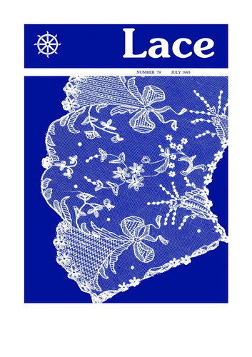 Lace issue 79 - July 1995 | TheLaceGuild