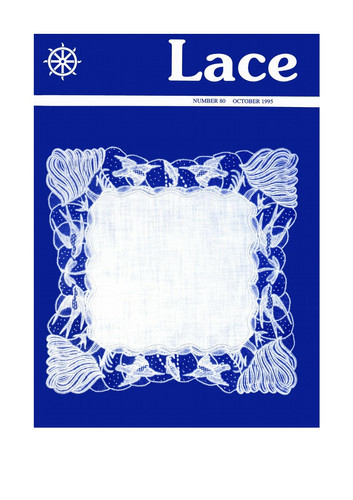 Lace issue 80 - October 1995 | TheLaceGuild