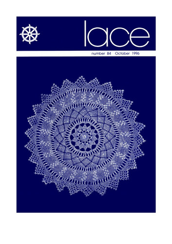 Lace issue 84 - October 1996 | TheLaceGuild