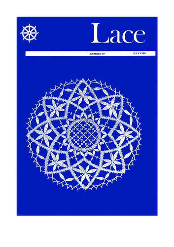 Lace issue 59 - July 1990 | TheLaceGuild