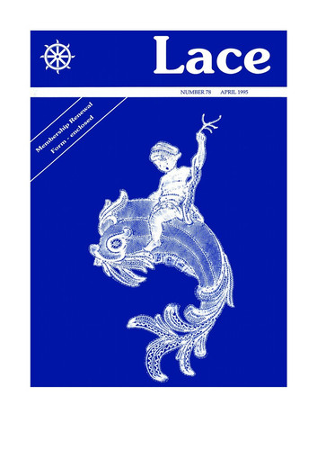 Lace issue 78 - April 1995 | TheLaceGuild