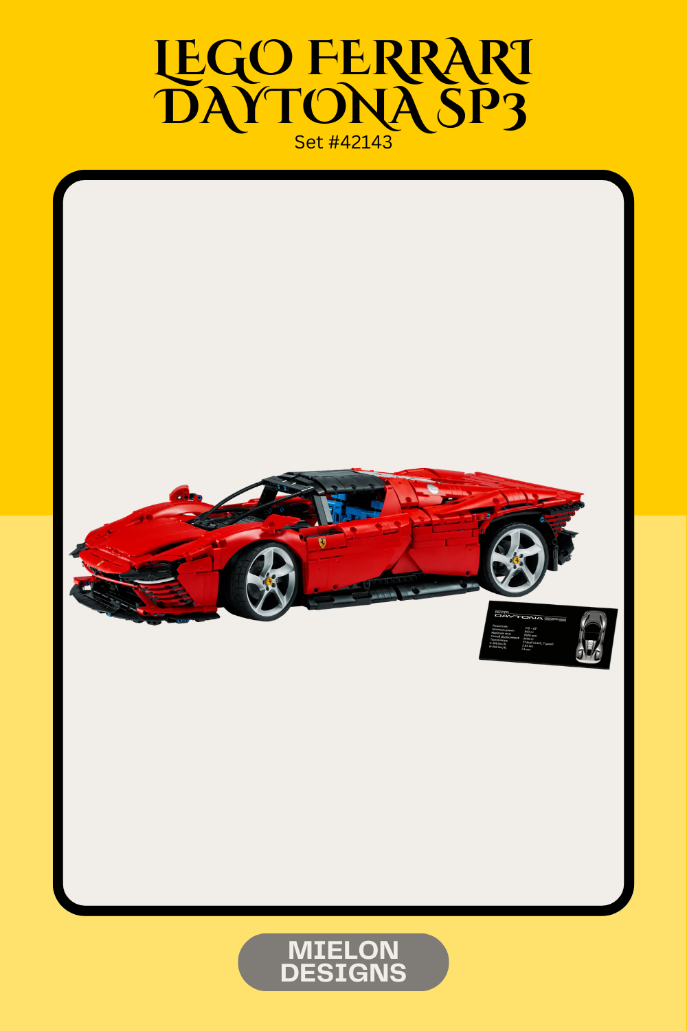 Ferrari Daytona SP3 | Mielon Designs