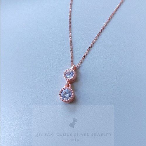 Rose Duo Kolye | Işıl Takı