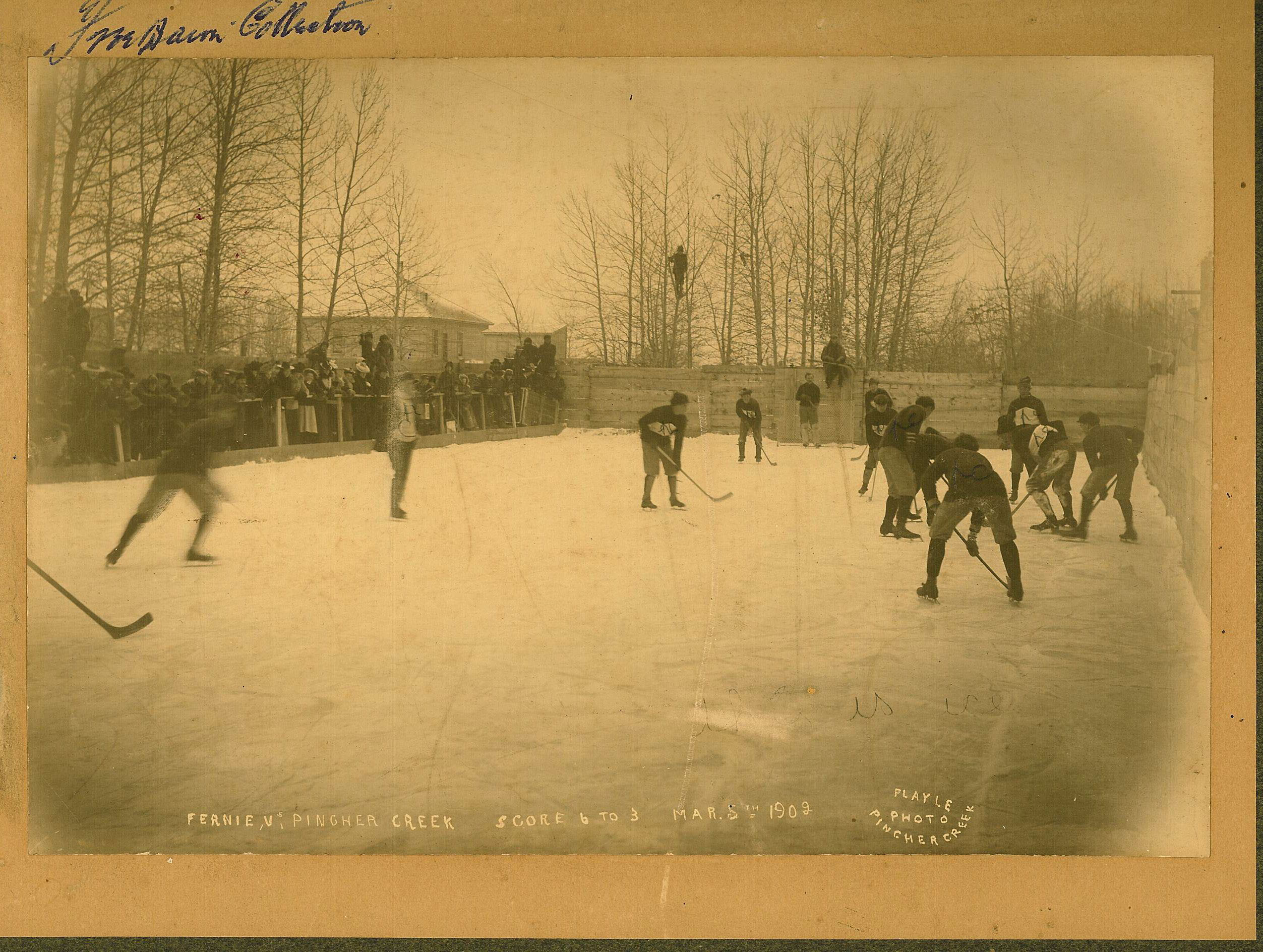 RURAL SKATING AND HOCKEY FROM THE LATE 1920s AND EARLY 1930s