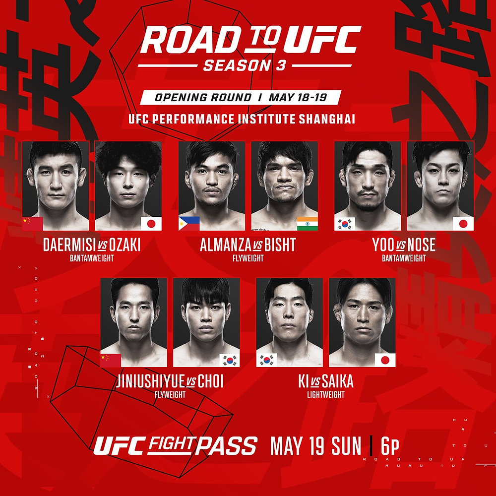 Road to UFC: Opening Round Day 2 results: Choi upsets Jiniushiyue ...