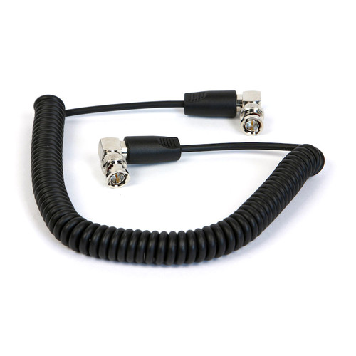CineCoil Coil-Based Right-Angle 3G-SDI Cable 20" | MaxMotion Rental Hub