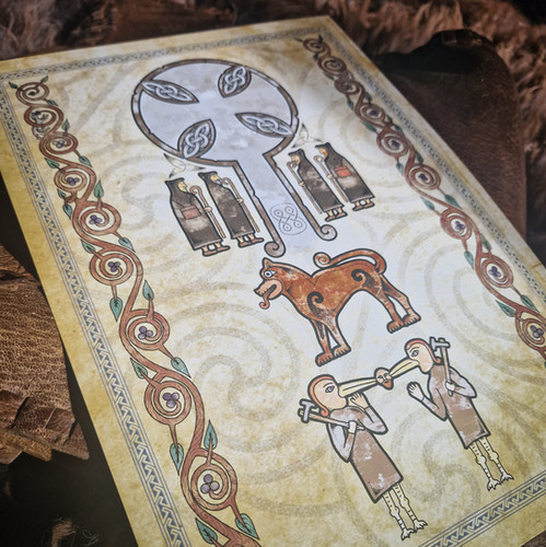 Pictish Papil stone print | Pictavia Leather