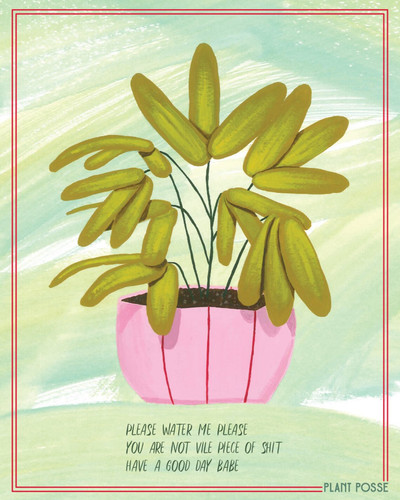 Palm Plant Haiku Print | Plant Posse
