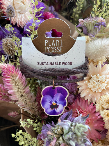 Pansy Flower Necklace | Plant Posse