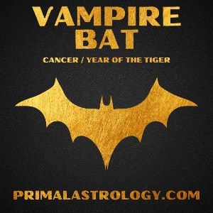 Primal Zodiac Sign of Vampire Bat