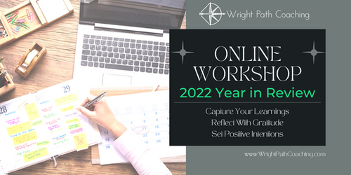 [Workshop] Personal Year-End Review + Workbook | Wright Path Coaching