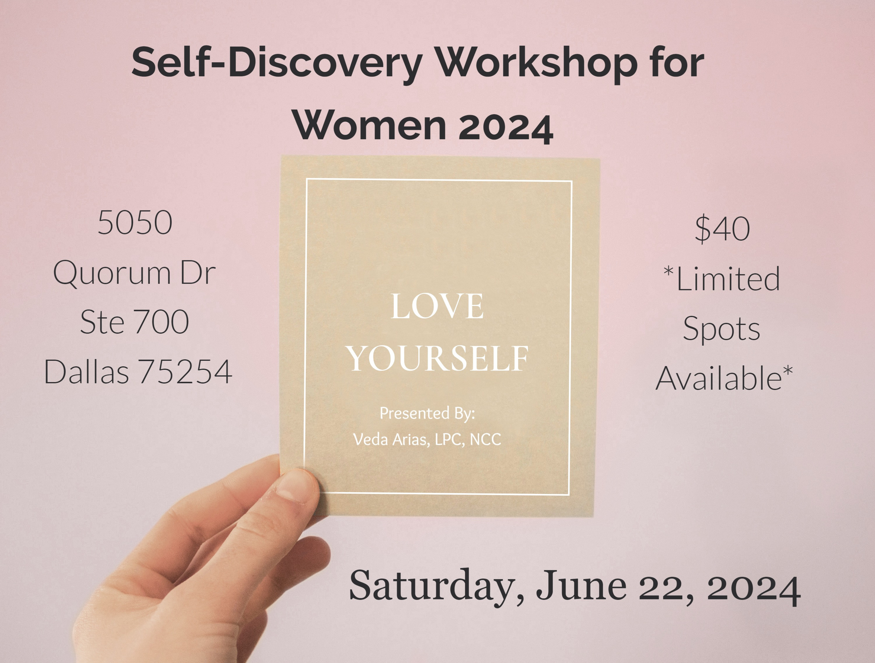 Self Discovery Workshop For Women 2024 L V Doubleday