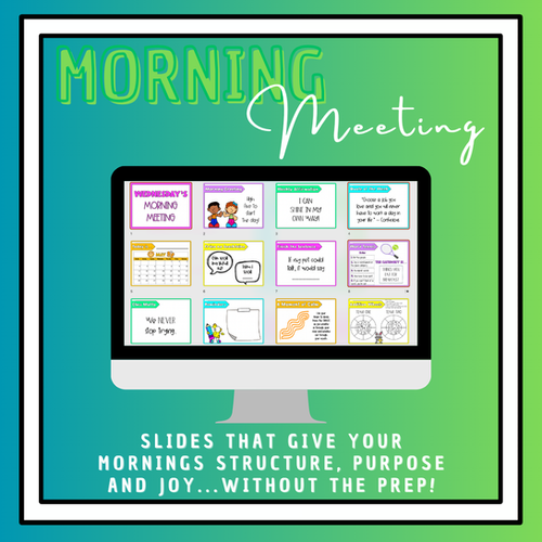 April/May Morning Meeting Slides | Teacher Elaine