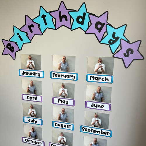 Class Birthday Display | Teacher Elaine