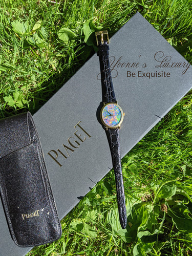 Piaget Classic Ref. 9822 Yellow Gold Opal Dial Lady’s Wristwatch ...
