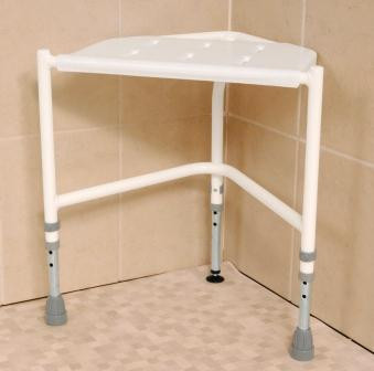 Corner Shower Stool | Mobility 2000