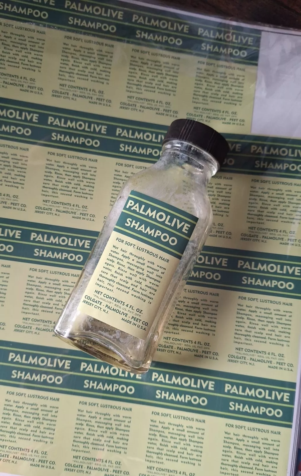 WW2 U.S. Glass Bottle Labels: (Shampoo, Aftershave, Aspirin & Hair Oil ...