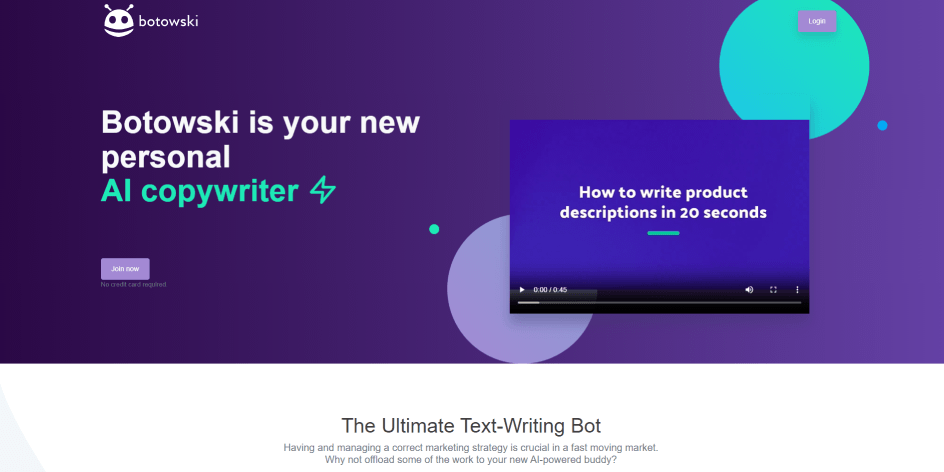 Botowski | AI Copywriting Companion for Streamlined Content Creation