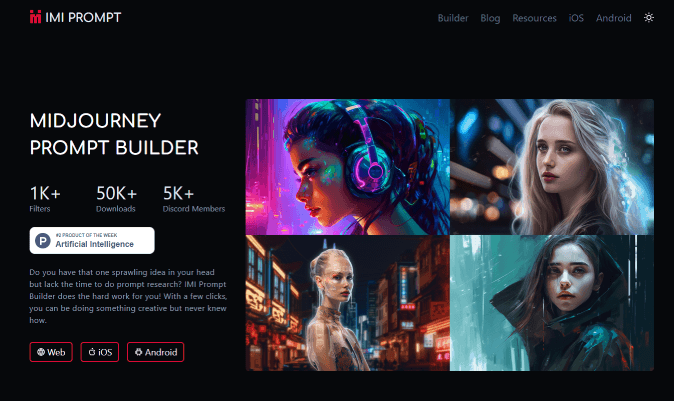 IMI Prompt | Create Unique MidJourney Art Prompts Effortlessly