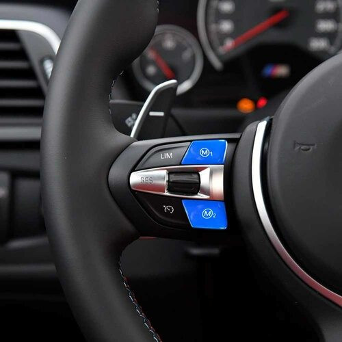 BMW M Button Replacements (Red/Blue) | Whip Customs