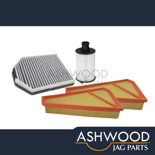 Jaguar F-Type 3.0 V6 (2013-) Premium Filter Kit | Ashwood Jag Parts