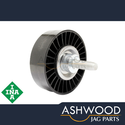 Drive Belt Idler Pulley 80mm Jaguar XF 2.0 (2016-) INA OEM - T2H46586 ...