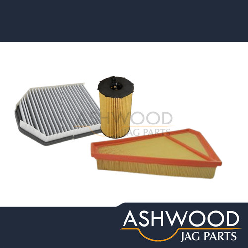 Jaguar F-Type 2.0 Petrol (2017-) Premium Filter Kit | Ashwood Jag Parts