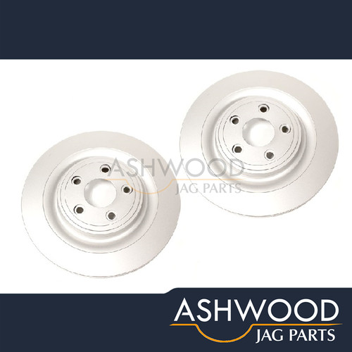 Rear Brake Discs x2 (326mm) Jaguar XK XKR 3.5 4.2 5.0 V8 (2006-14 ...