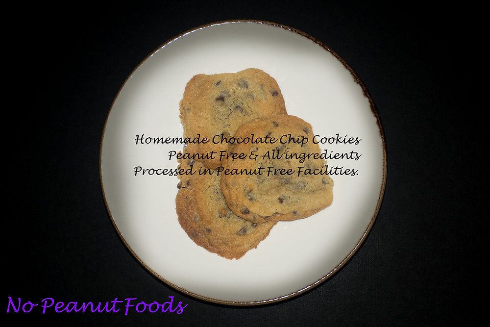 Homemade Chocolate Chip Cookies: Peanut Free & All Ingredients ...