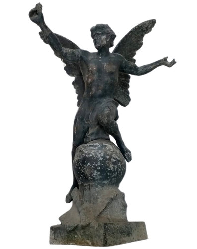 L'aviation Statue by Emile Louis Picault | Antique Enterprises