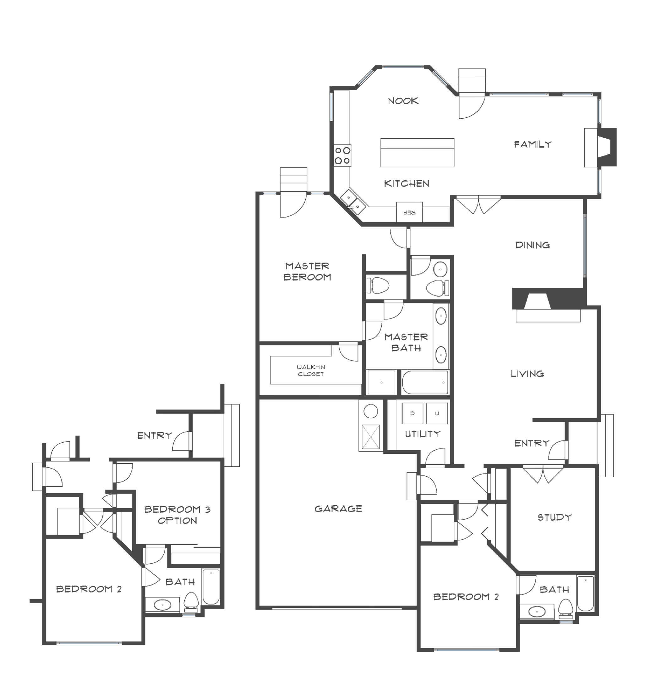 Bridgewater | Rossmoor Floor Plans