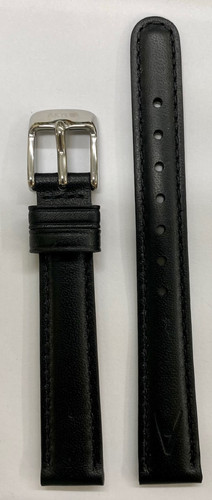 Akteo Black Leather Strap 14mm | Stella Timepieces