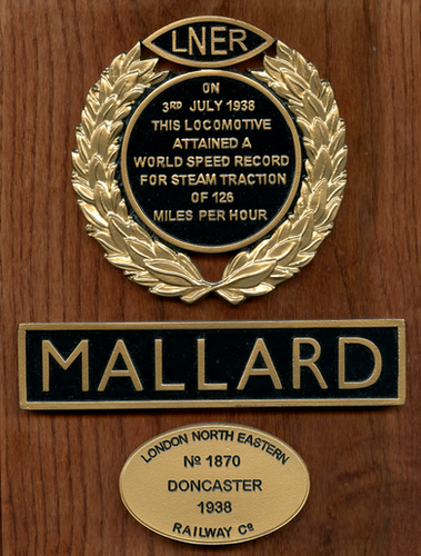Mallard plaque | Friends of the NRM