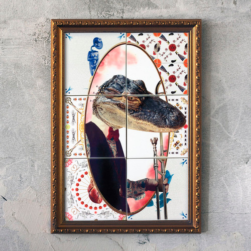 ALLIGATOR TILE | ARTISTIC TILE | WALL DECORATION