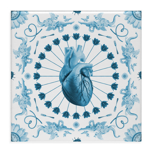 ARTISTIC HEART TILES | DESIGN TILES | WALL DECORATION